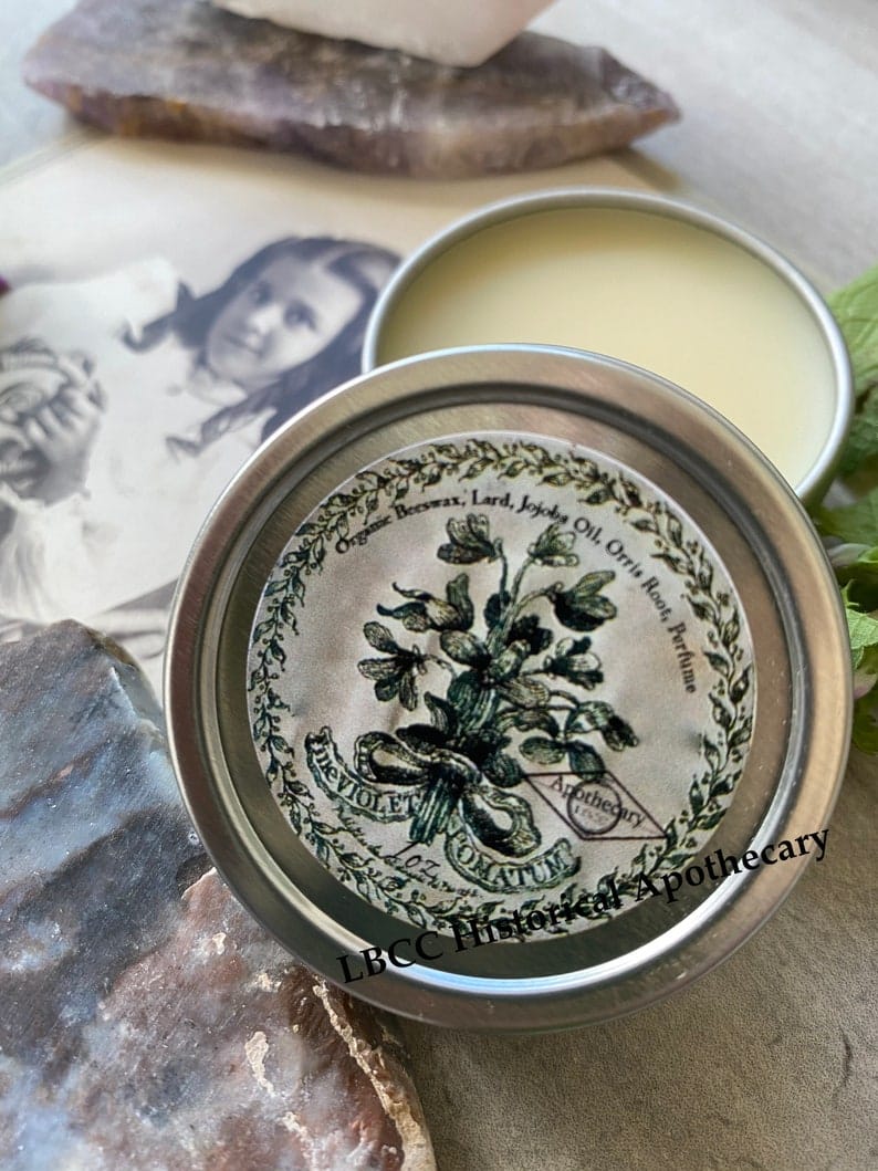 Violet Hard Pomade | Historical Curls & Vintage Style