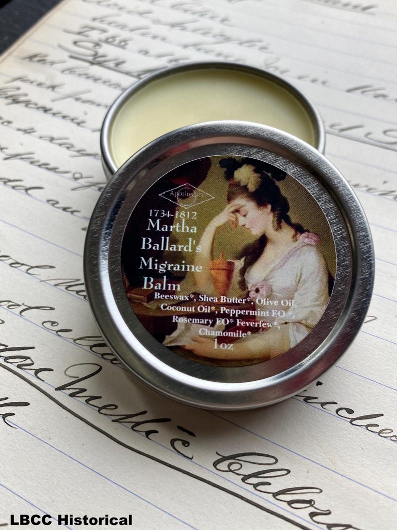 Historical Headache Balm – Martha Ballard’s 1700s Megrim Relief
