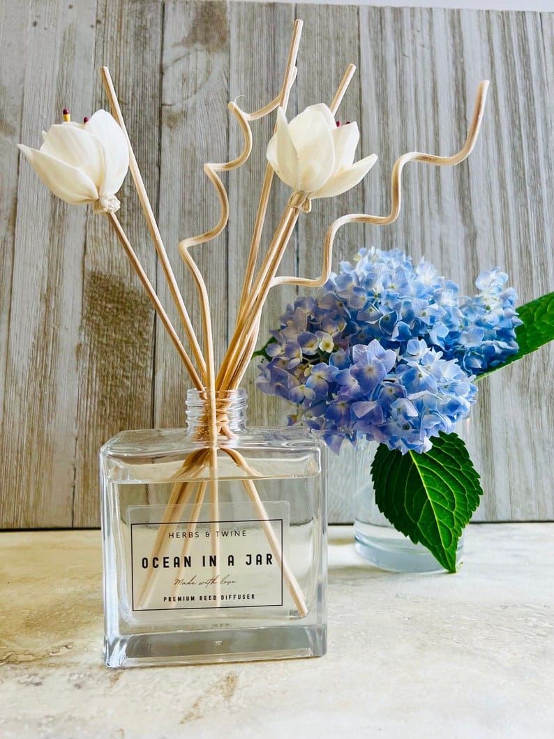Ocean Diffuser – Natural Home Fragrance with Customizable Gift Tag